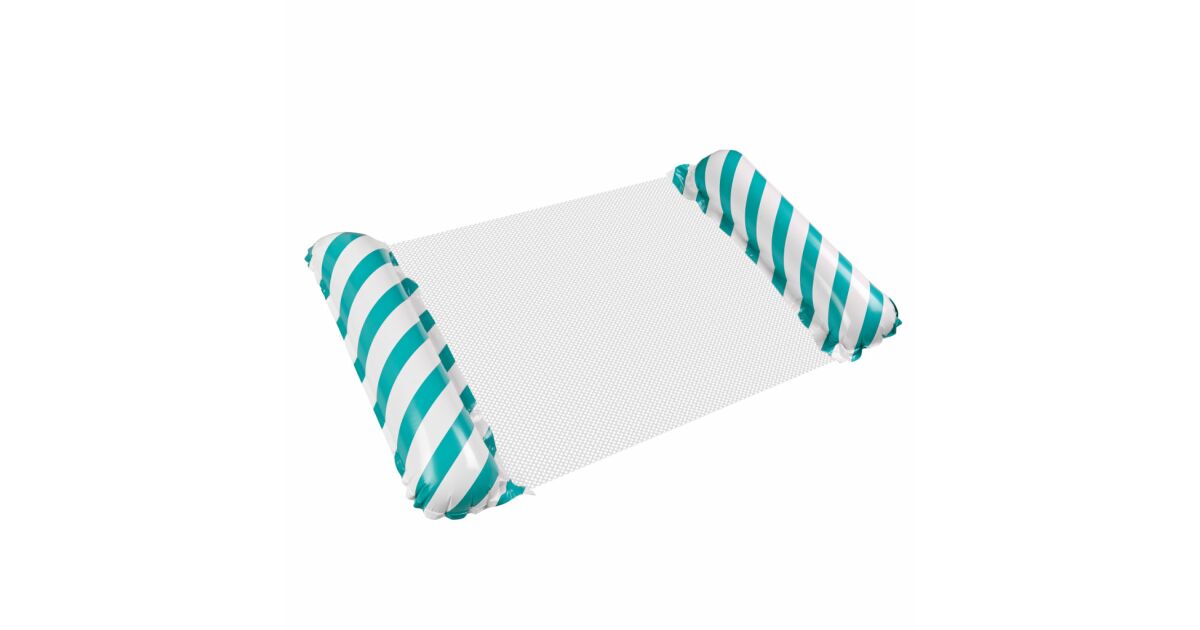 Felfújható strand matrac függőágy víz nyugágy szék medence kék | Pepita.hu