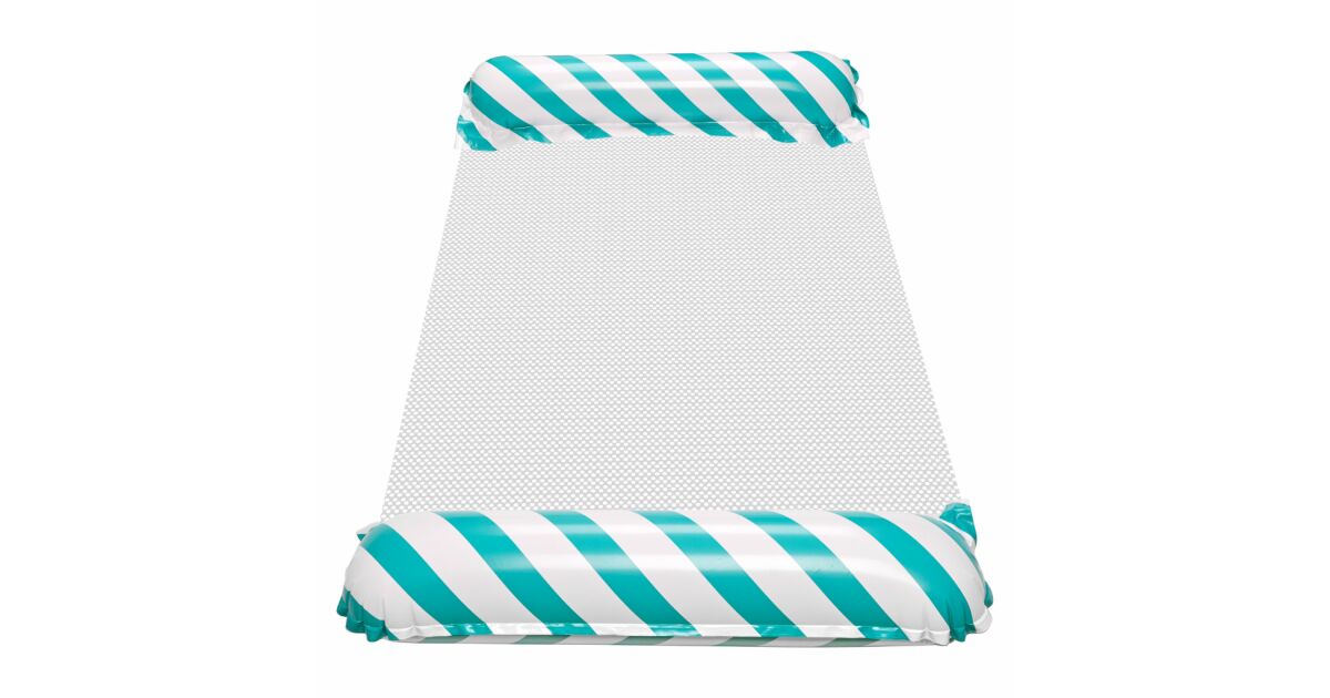 Felfújható strand matrac függőágy víz nyugágy szék medence kék | Pepita.hu