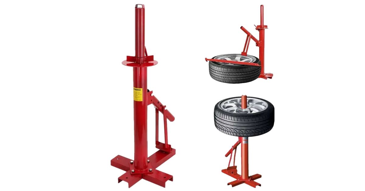 Portable Manual Tire Changer, High-Quality Metal, Fits 8-19 Inches ...