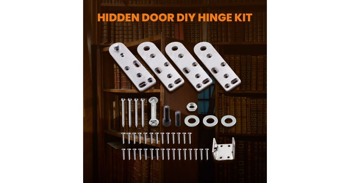 Pivot Hinge Kit, Supports 500 lbs, Hidden Design, Complete Installation ...