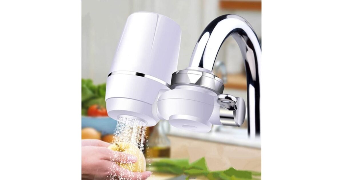 Purificator pentru apa, cu robinet si filtru, atasabil pe chiuveta, din ...