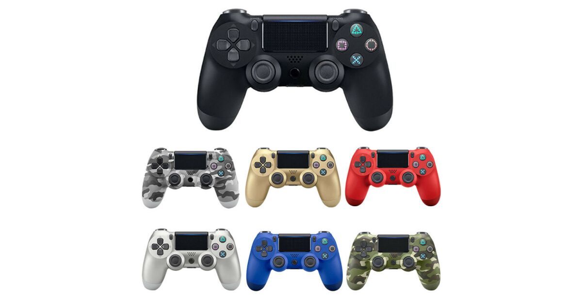 Joystick bezprzewodowy PS4 DualShock, kompatybilny z PS4/PS4 Slim/PS4 ...