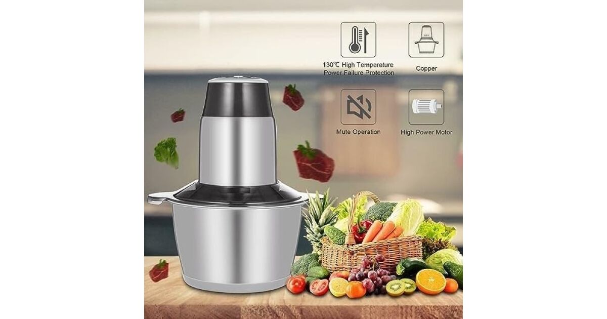Tocator electric multifunctional, capacitate 2L, putere 250W, cu bol ...