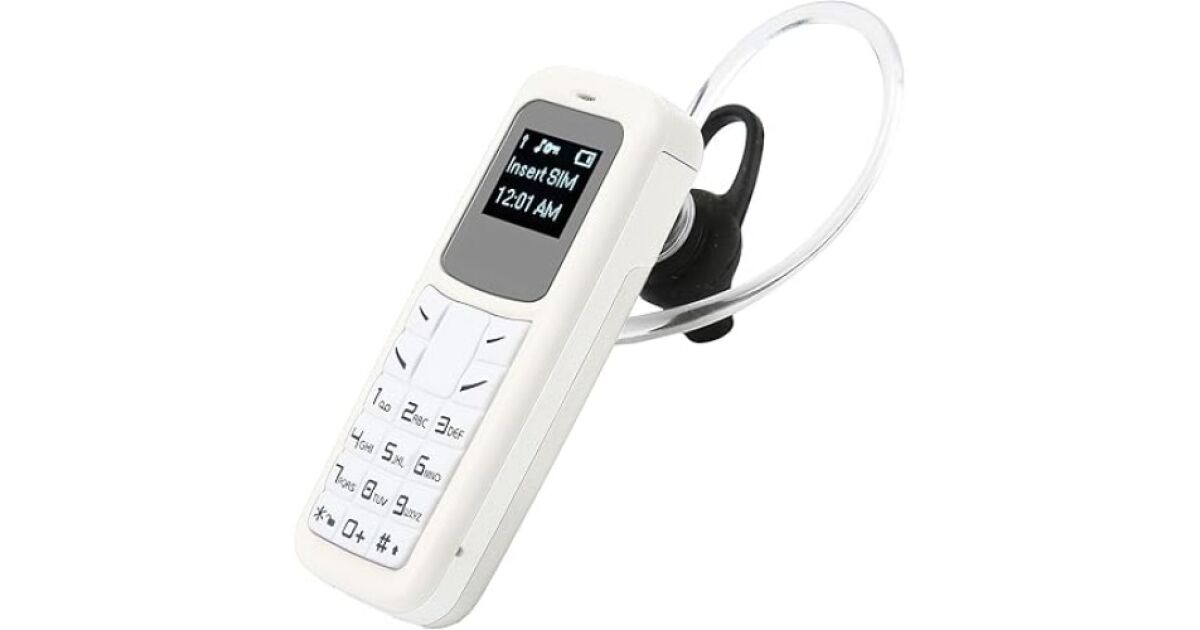 Mini telefon Dual SIM deblocat, ecran de 0, 66 inchi, conexiune ...