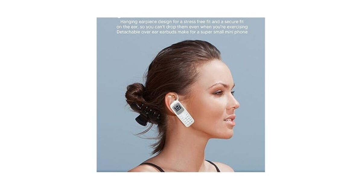 Mini telefon Dual SIM deblocat, ecran de 0, 66 inchi, conexiune ...