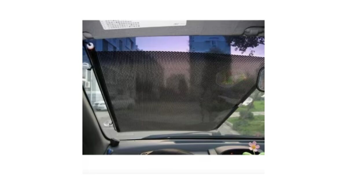 Parasolar auto, prindere cu ventuze, dimensiuni 68cm x125cm ...