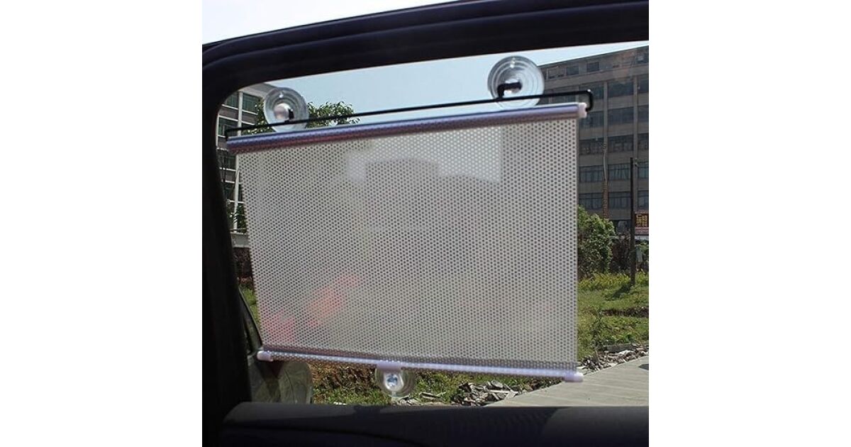 Parasolar auto, prindere cu ventuze, dimensiuni 68cm x125cm ...