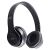 Casti fara fir P47, cu Bluetooth, pliabile, pe ureche, alb/negru ...
