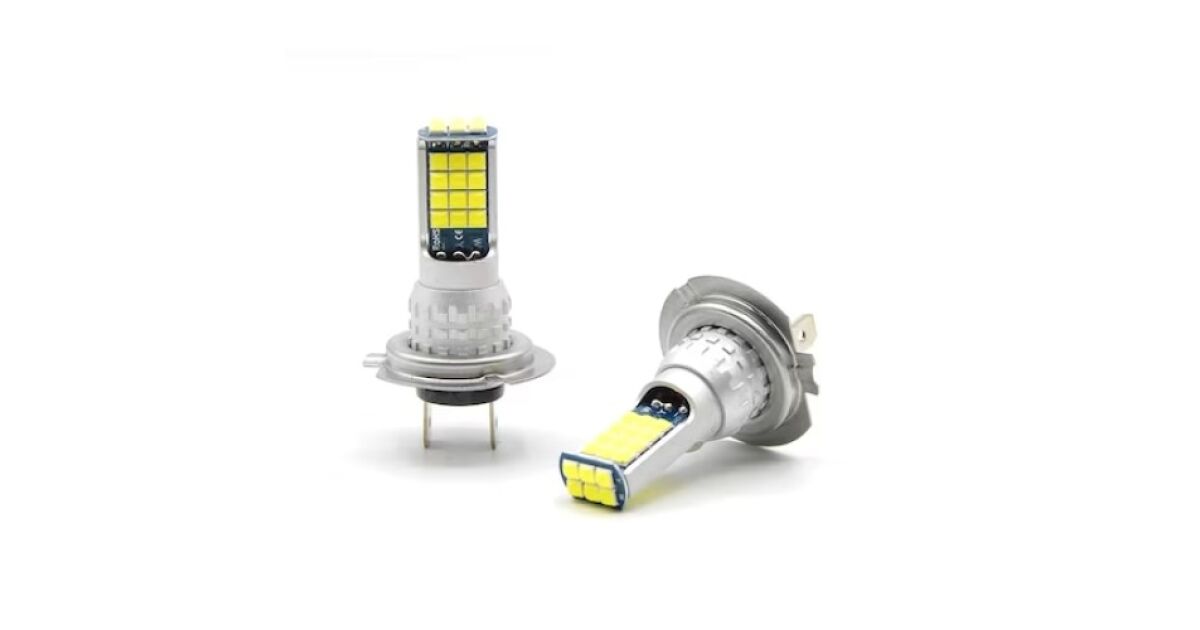 Set 2 becuri auto H7, putere 90W/bec, rezistente la apa, consum redus ...