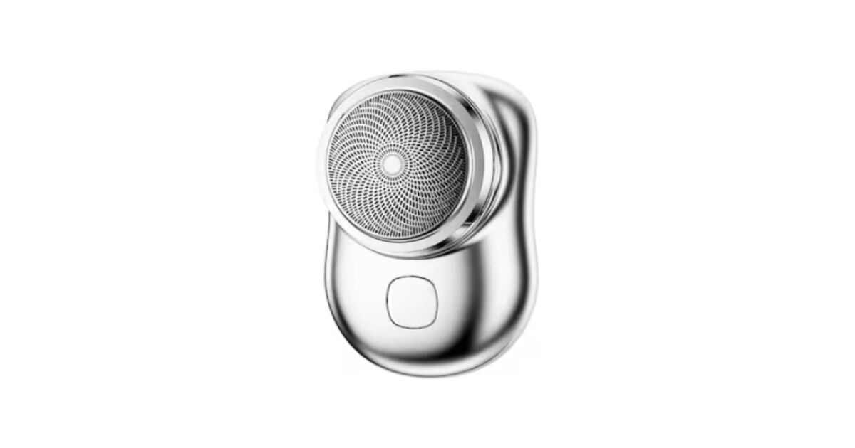 Mini aparat de ras, portabil, cu lame rotative din inox, waterproof ...