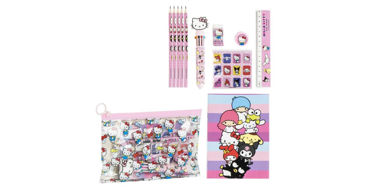 Hello Kitty Friends Pink írószer szett | Pepita.hu