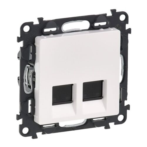 Legrand 753141-60 Valena Life biela 2xRJ45 Cat. 5E UTP zásuvka | Pepita.com