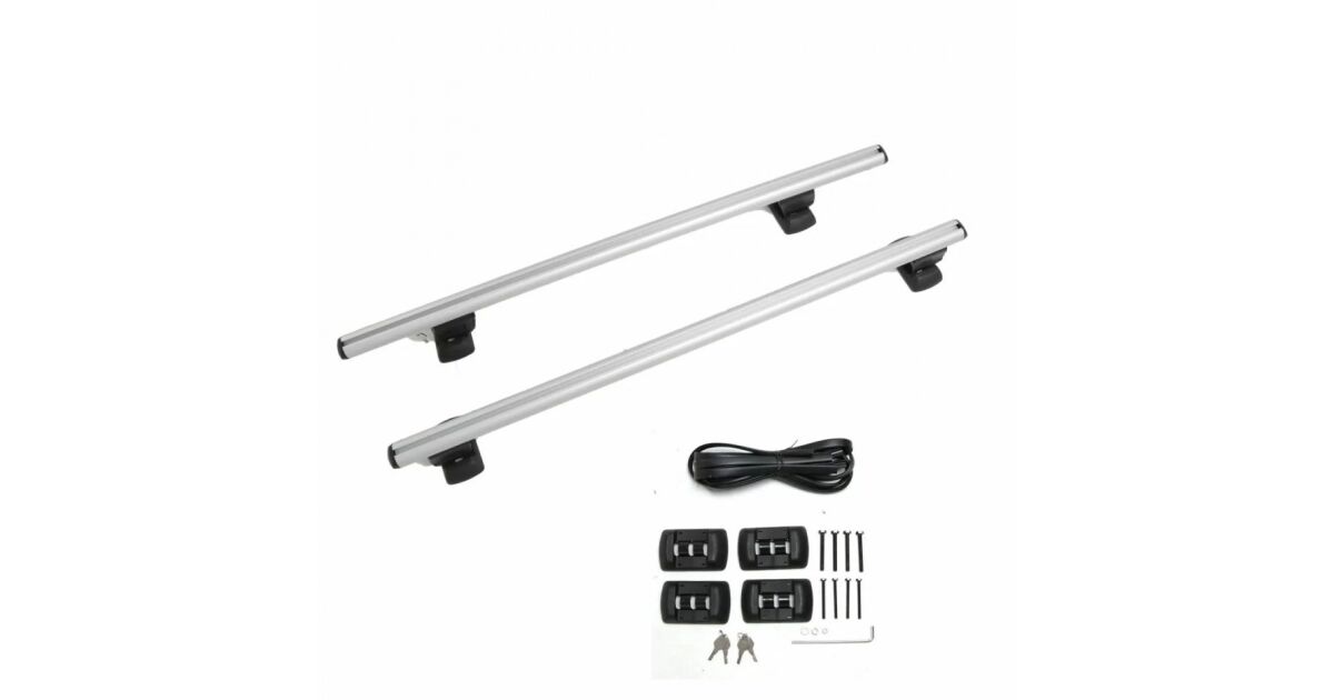Set 2 Bare portbagaj auto din aluminiu lungime totala 135 cm ...