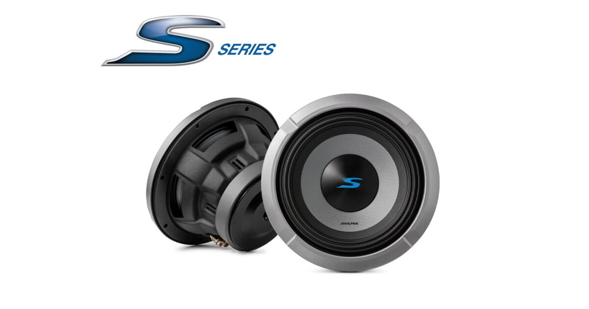 Alpine S2-W8D4 Auto-Subwoofer-Lautsprecher, 20 cm, 900 W RMS, 4 Ohm ...