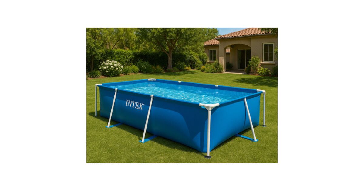INTEX 28272 Fémvázas Medence - 300 x 200 x 75 cm | Pepita.hu