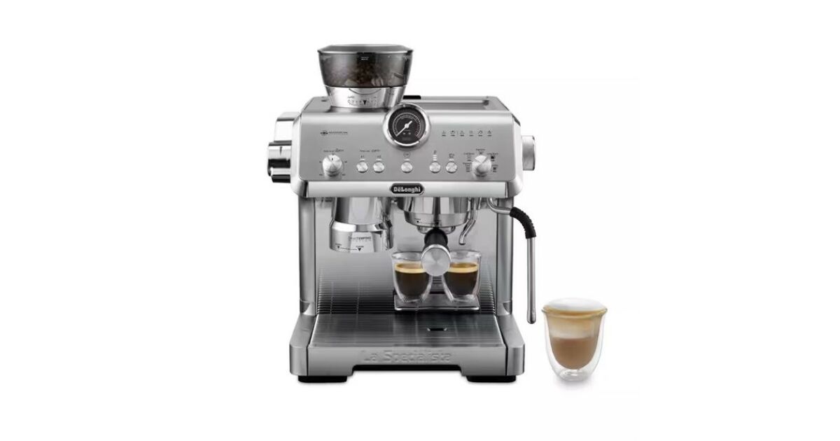 DeLonghi La Specialista Prestigio EC9555.M metál beépített őrlős karos ...