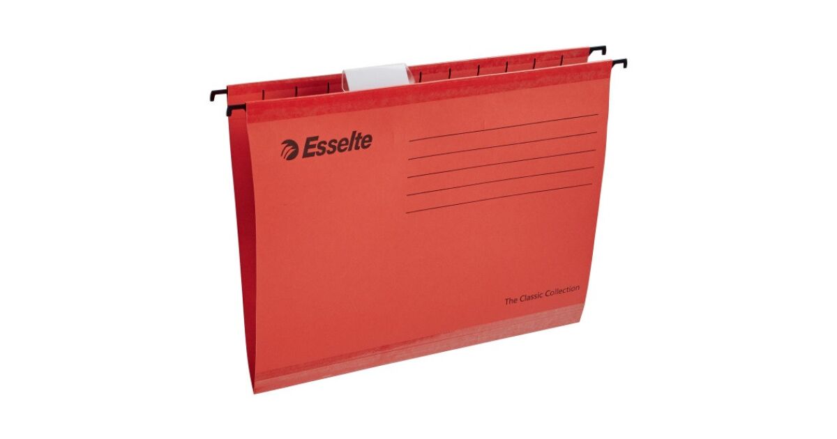 Esselte Pendaflex A4 standard 25db/cs piros függőmappa | Pepita.hu