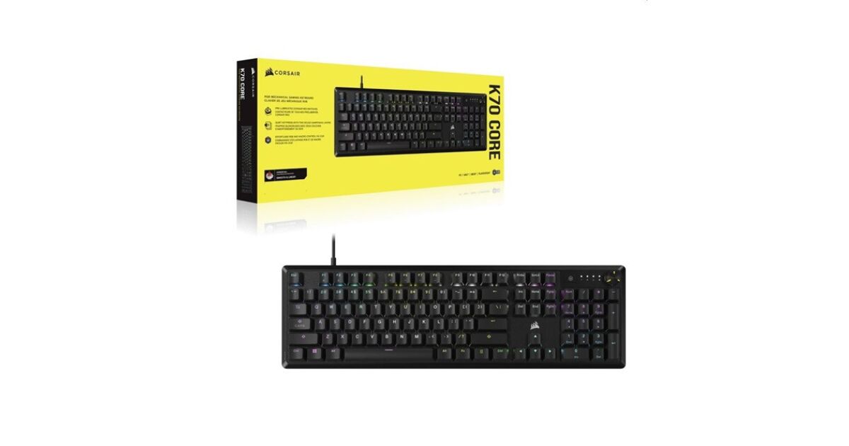 Corsair K70 RGB CORE gamer billentyűzet | Pepita.hu