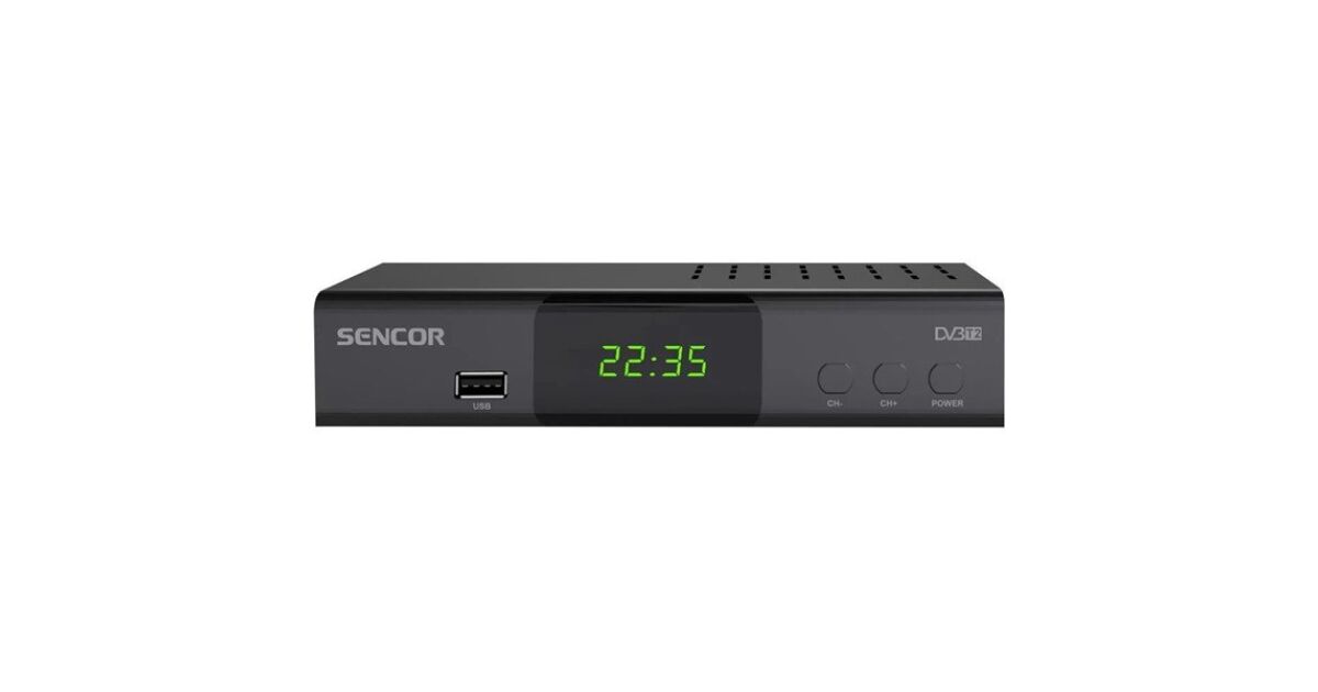 Sencor SDB 5007T DVB-T2 fekete beltéri egység | Pepita.hu