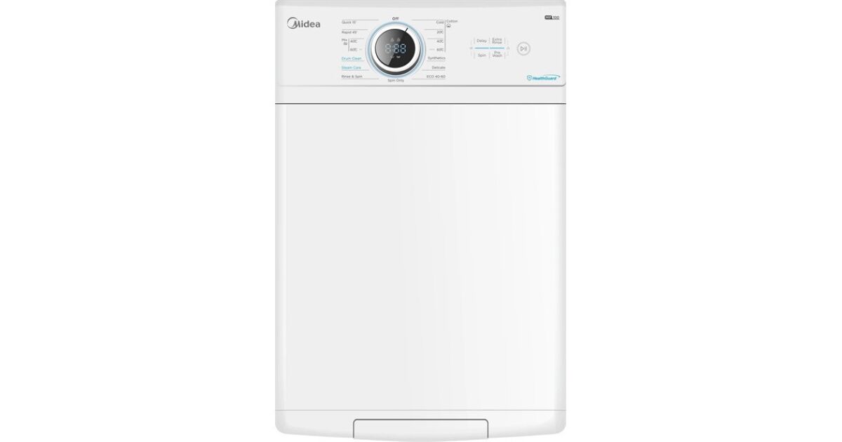 Midea MF100T70B/W-HU 7 kg felültöltős mosógép | Pepita.hu