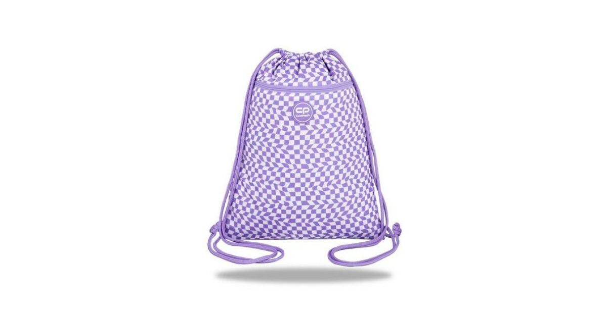 Cool Pack tornazsák cipzáras zsebbel - Yoghurt lila/fehér | Pepita.hu
