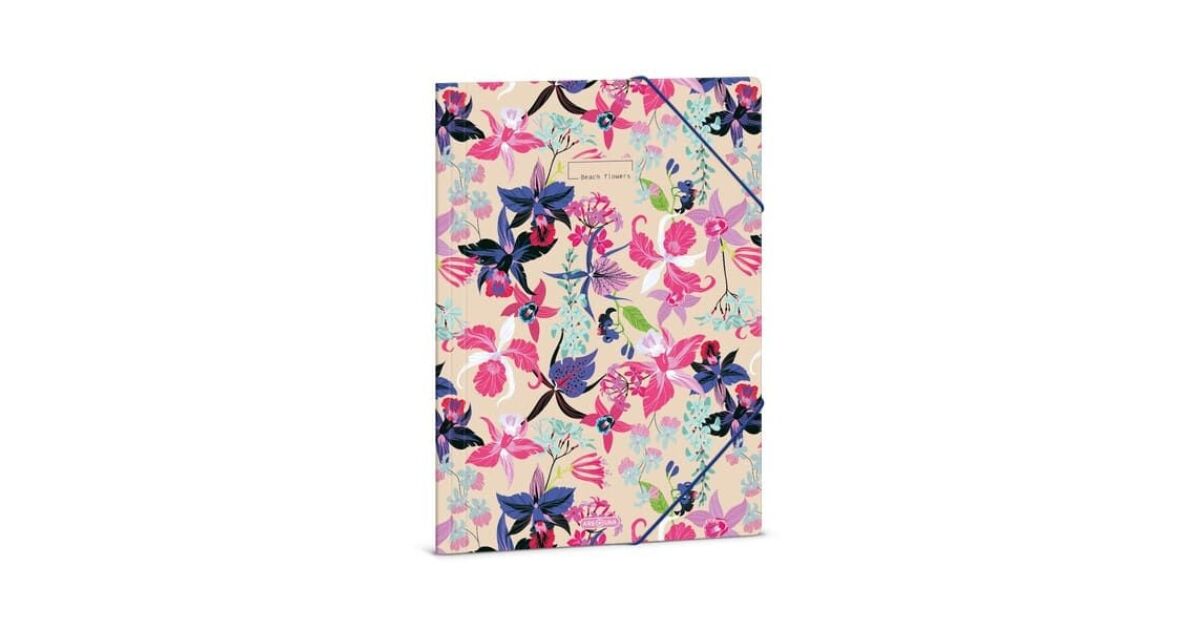 Beach Flowers virágos gumis mappa - A4 | Pepita.hu