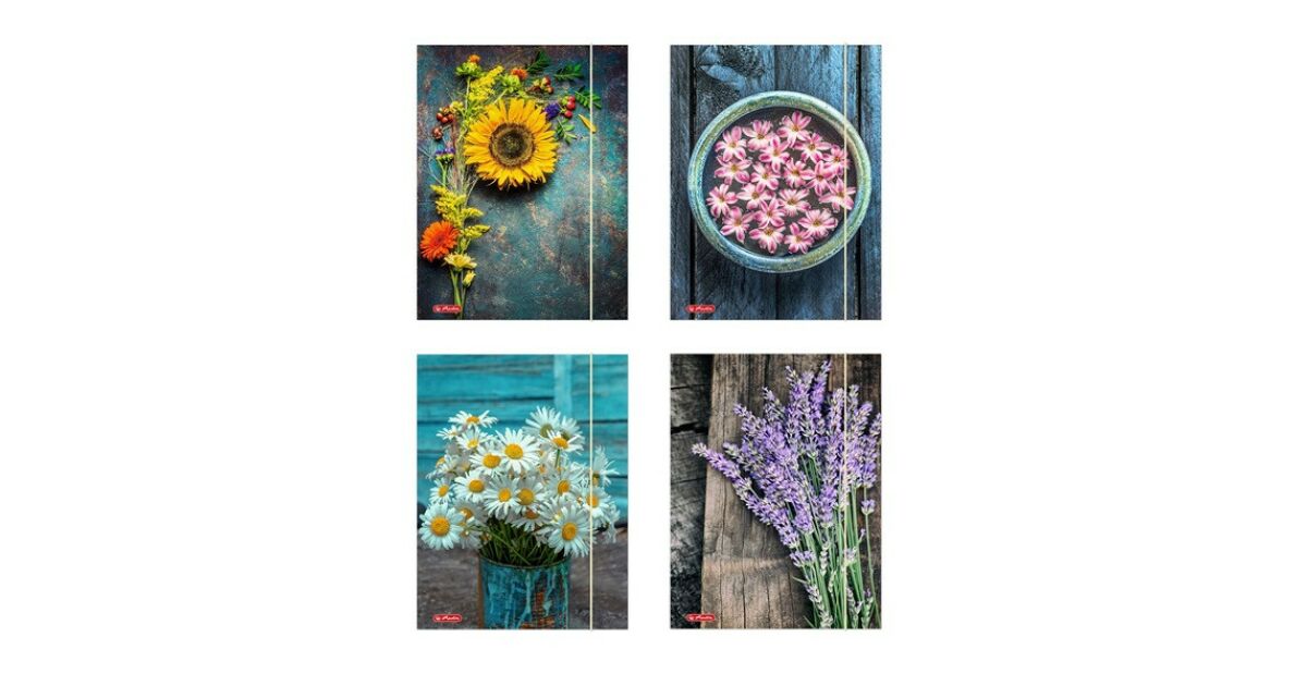 Herlitz Flower A4 gumis mappa | Pepita.hu