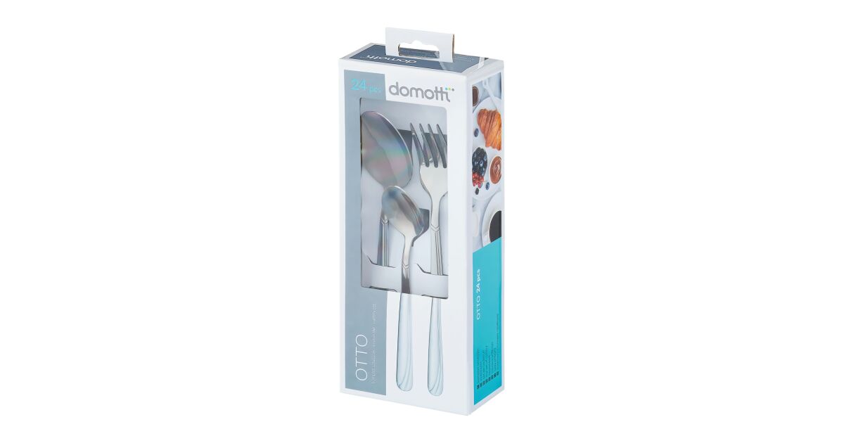 Domotti Set tacamuri inox, 24 piese, 6 persoane, Otto | Pepita.com
