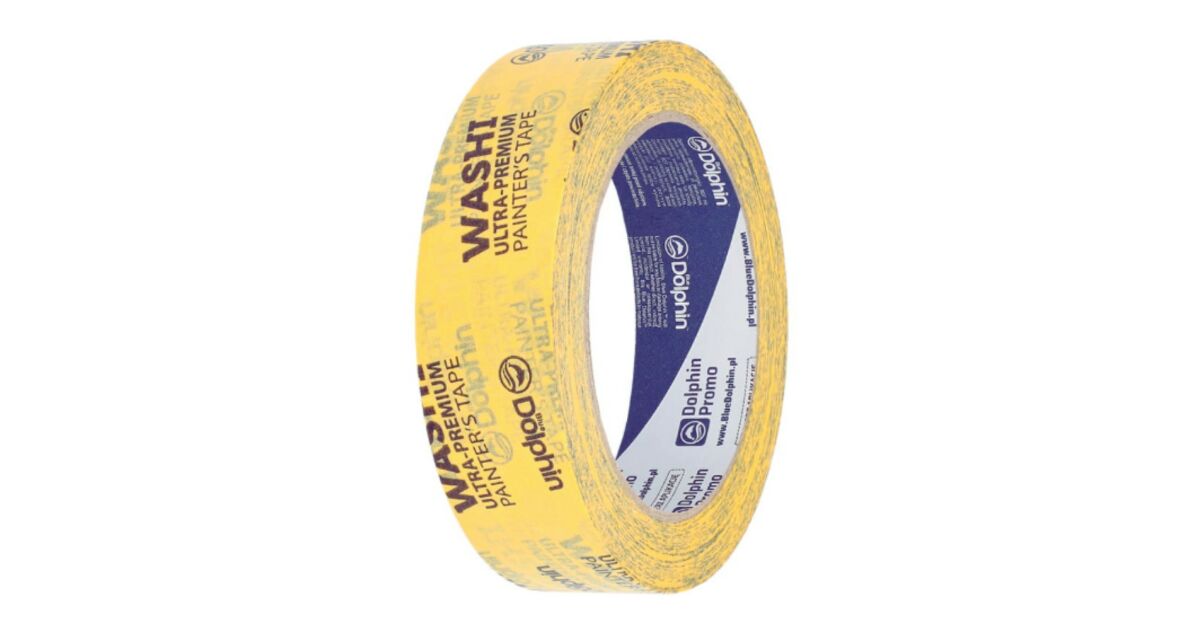 Blue Dolphin Washi Ultra Premium Taśma Malarska – 25 mm × 50 m | Pepita.com