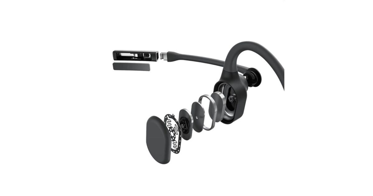 Shokz OpenComm2 UC 2025 Upgrade csontvezetéses USB-C vezeték nélküli ...