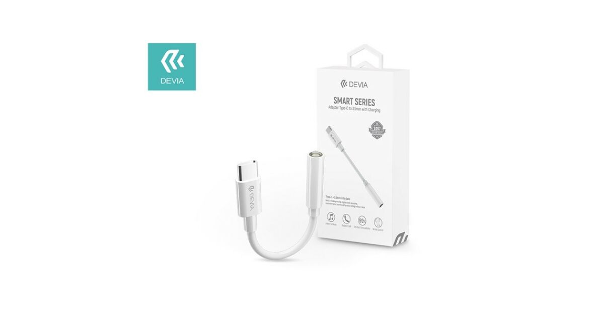 Devia ST354113 Type-C-3,5 jack Smart Adapter Type-C to 3.5 mm with ...