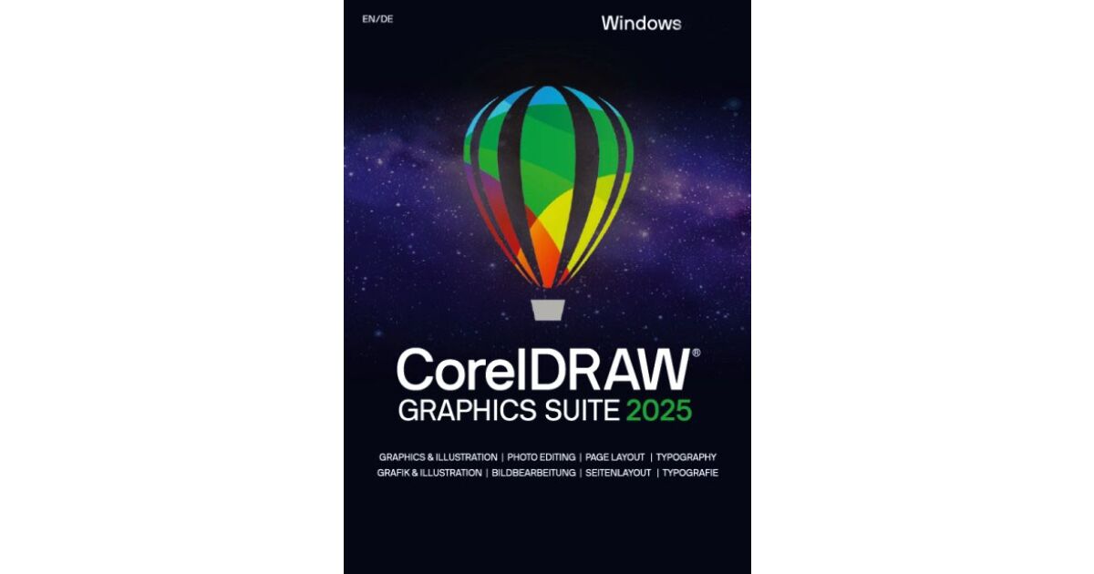 CorelDRAW Graphics Suite 2025 – Vollversion, Deutsch, für Windows | Pepita.hu