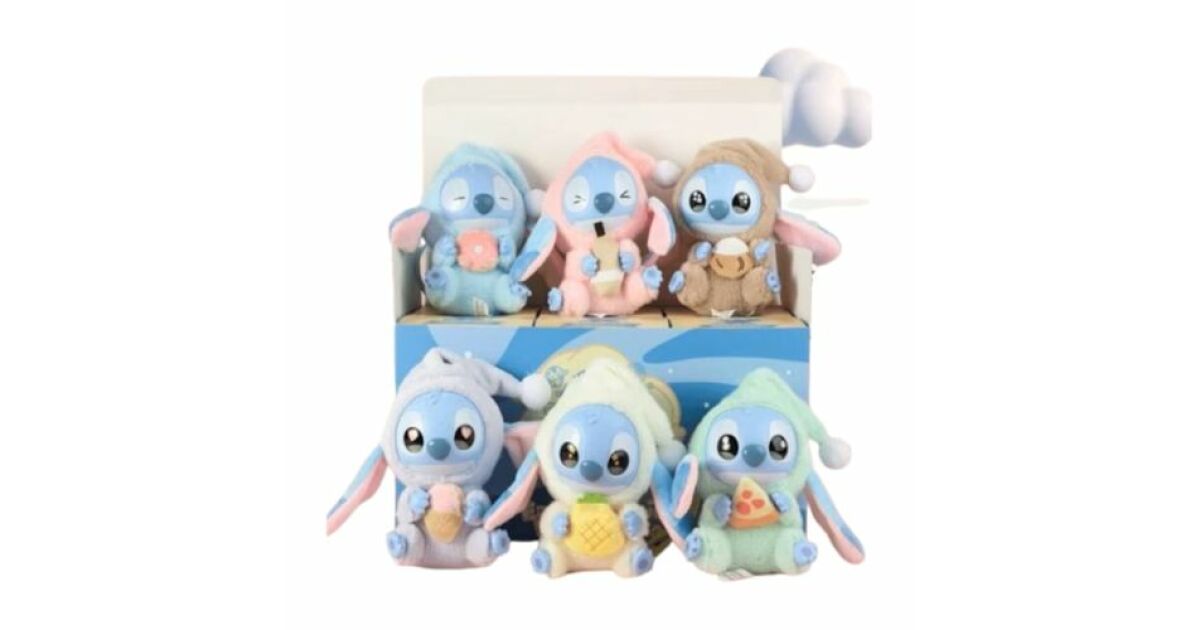 Stitch Labubu stílusú plüssjáték – Disney Mystery Box figura ...