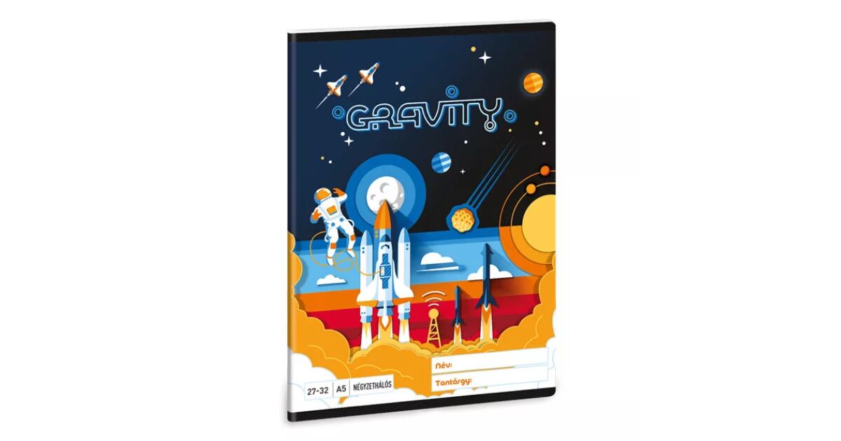 Caiet cu grilă Ars Una Gravity 24 (5367) A5 27-32 | Pepita.com