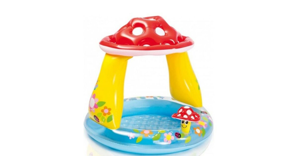 INTEX Mushroom Baby Pool medence 102 x 89cm (57114) | Pepita.hu