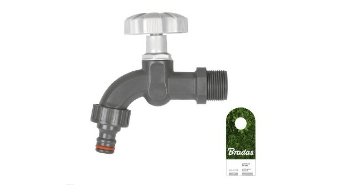 Robinet de grădină din PVC cu cuplaj de 3/4 Conector pentru furtun ...