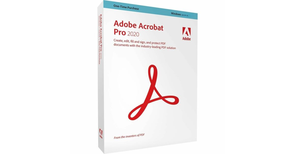 Adobe Acrobat Pro 2020 – OEM licenc / Örökös licenc Windows rendszerhez ...