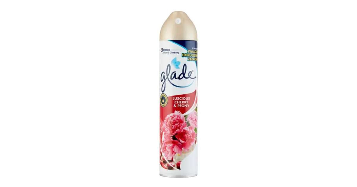 Air freshener aerosol 300 ml glade juicy cherry and peony Pepita