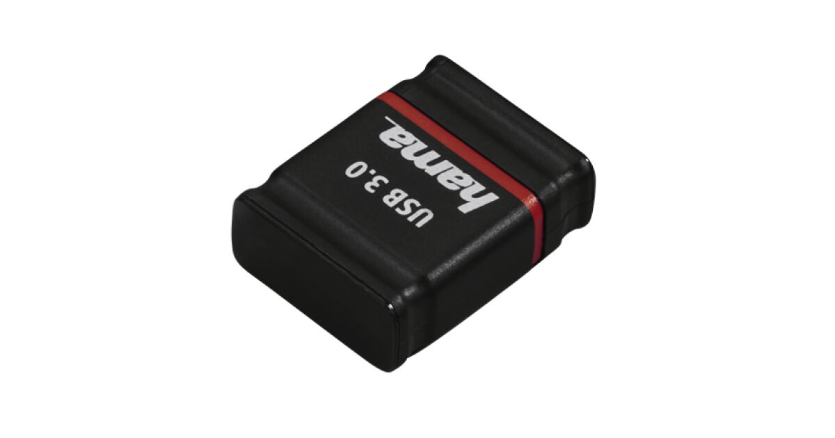 Hama 64GB Smartly USB A 3.2 Gen 1 (3.1 Gen 1) Fekete, Vörös USB flash ...