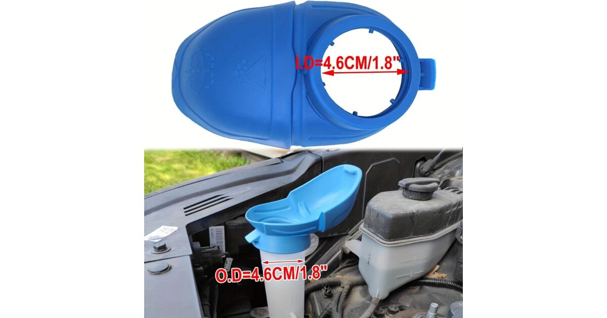 Capac de umplere pentru rezervorul de lichid de parbriz auto cu pâlnie ...