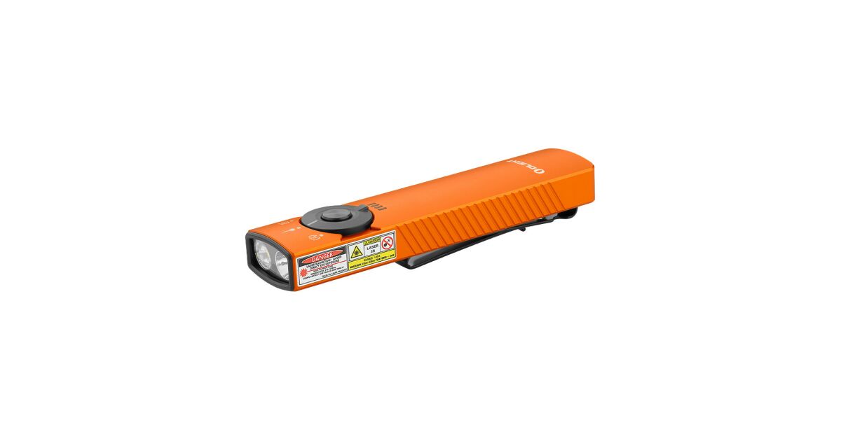 Olight Arkfeld PRO lézer és UV tölthető zseblámpa, narancs | Pepita.hu