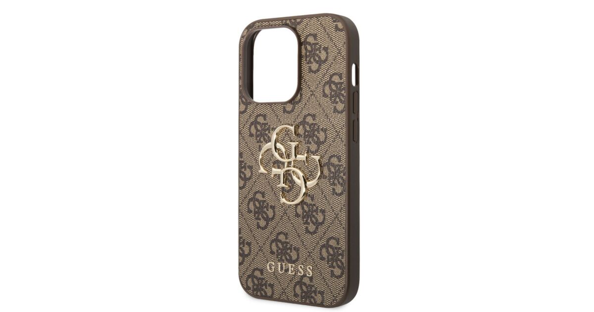 Guess 4G Big Metal Logo iPhone 15 Pro Max Barna Tok | Pepita.hu