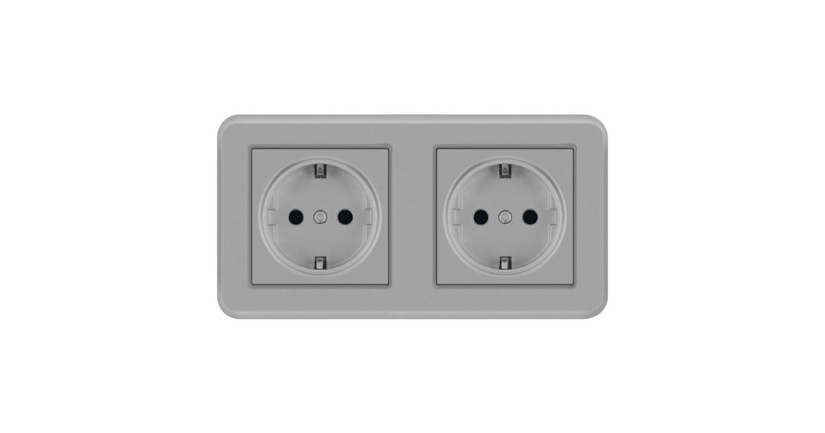 Techstar® TS-PC Double Wall Flush-Mounted Socket, 110-250V, 16A ...