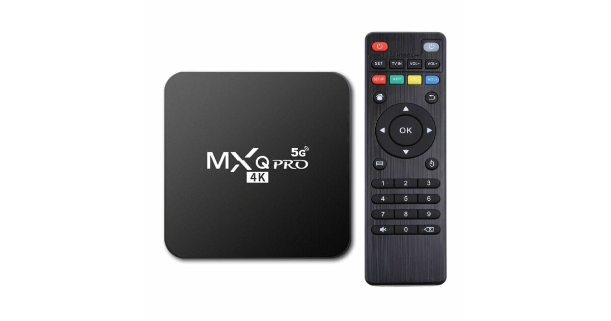 Techstar MXQ PRO Mini PC TV Box, UltraHD 4K, TV BoxQuad-Core 64 Bit 4GB ...