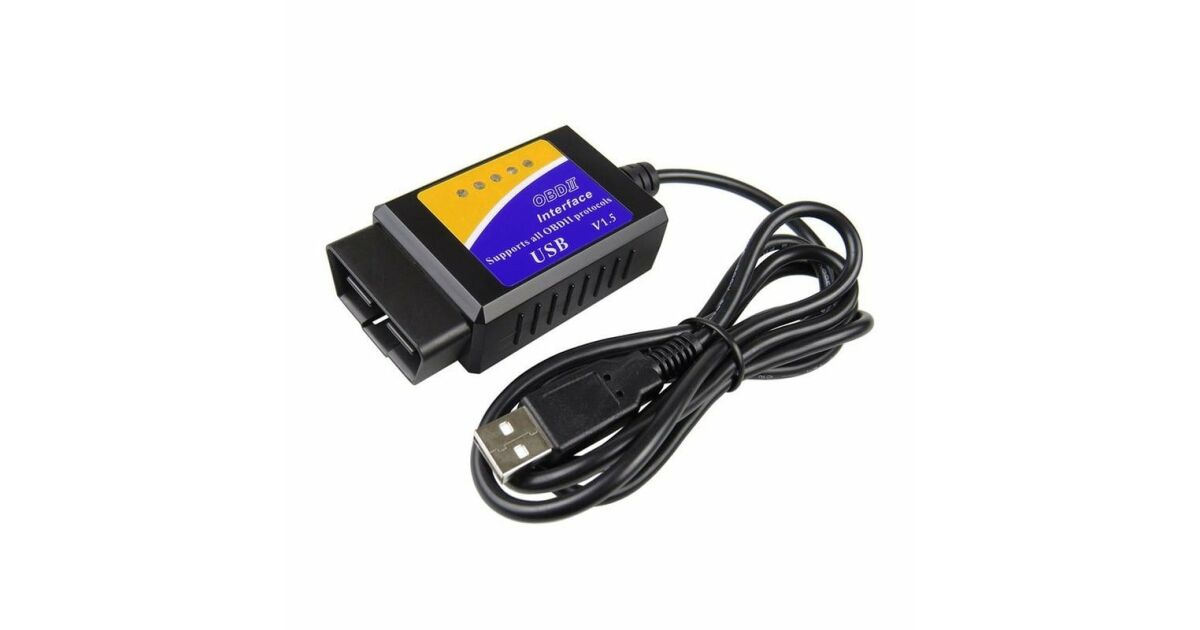 Diagnostické rozhranie Techstar OBD2 USB s čipom ELM V1.5 | Pepita.com