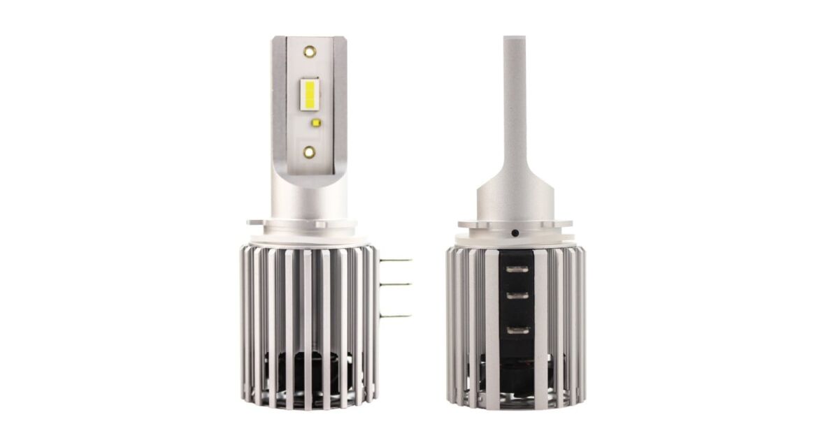 2 db Auto Techstar® X9 LED-es készlet, H15, CSP és ZES 40w, 4000 Lumen ...
