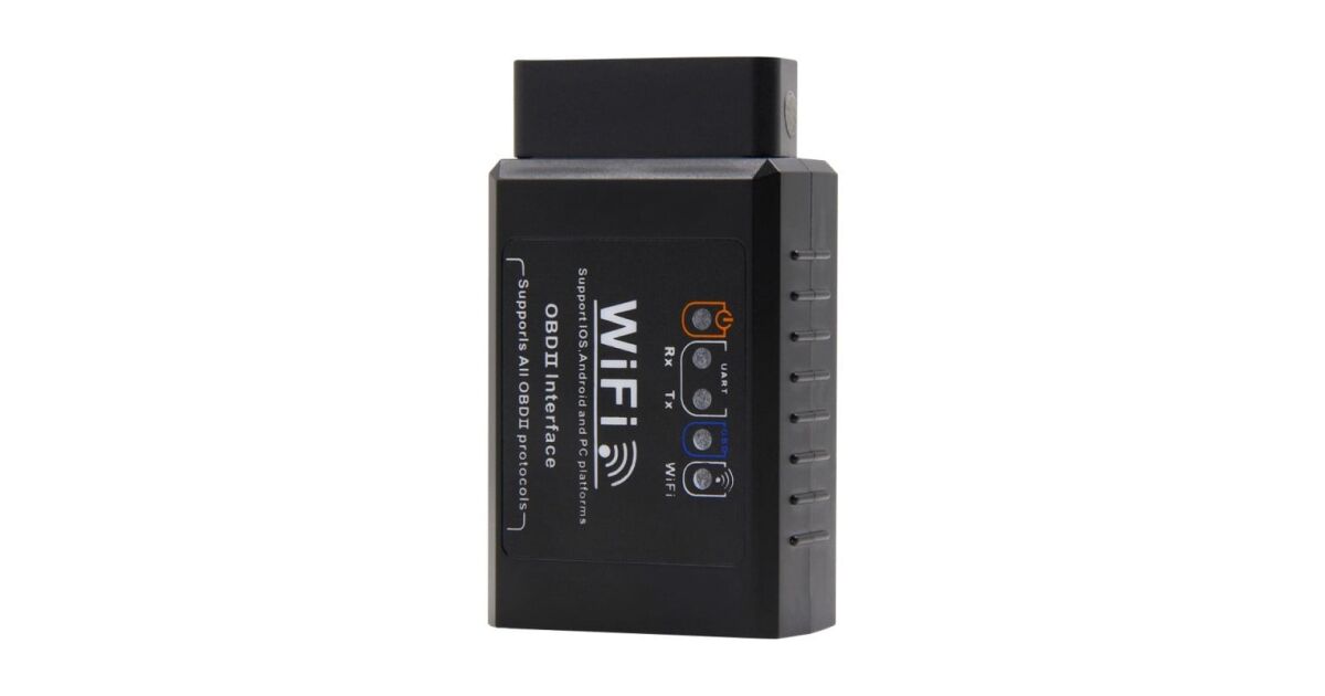 Diagnostické rozhranie Techstar OBD2 WiFi s čipom ELM v1.5 pre meranie ...