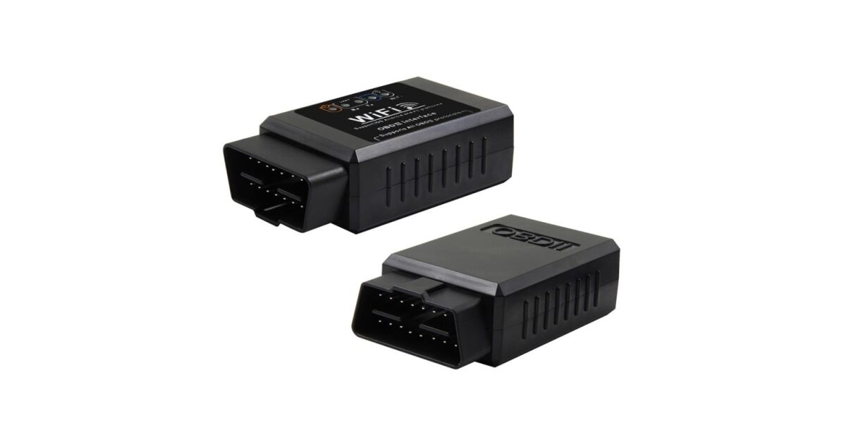 Diagnostické rozhranie Techstar OBD2 WiFi s čipom ELM v1.5 pre meranie ...