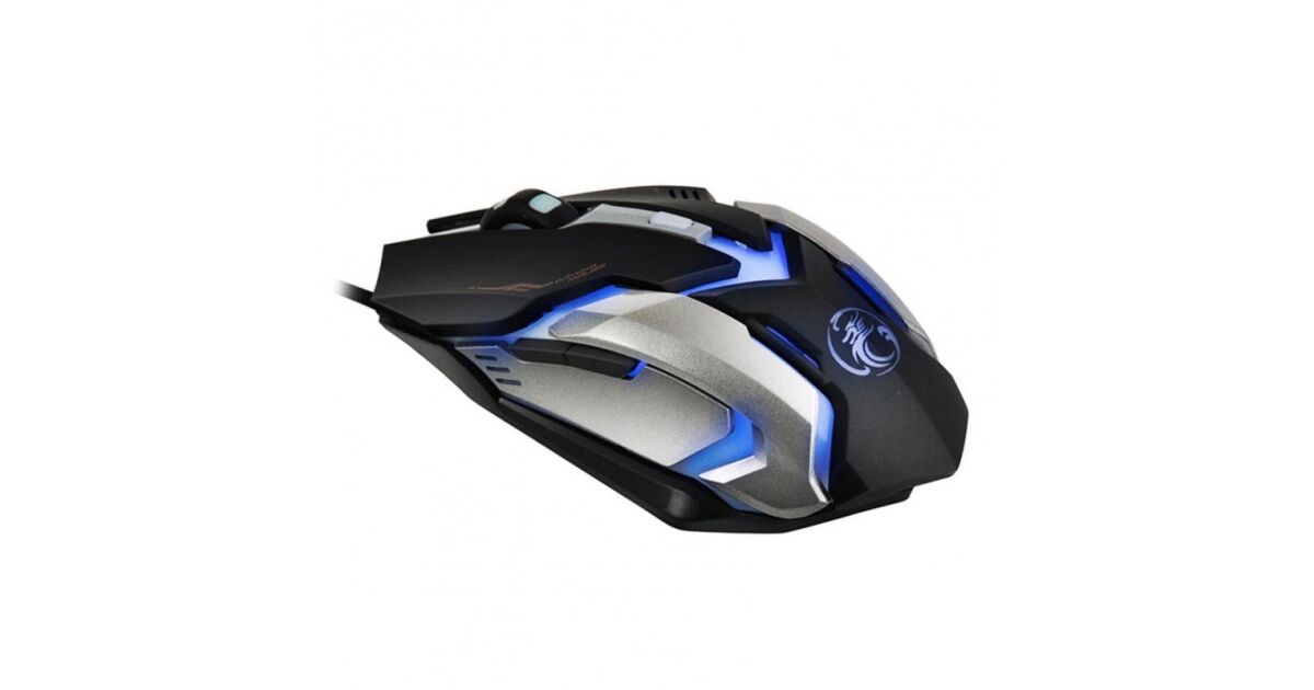 Mouse Gaming Techstar® iMice V6, 2400 DPI, Ergonomikus, 6 gomb, RGB ...