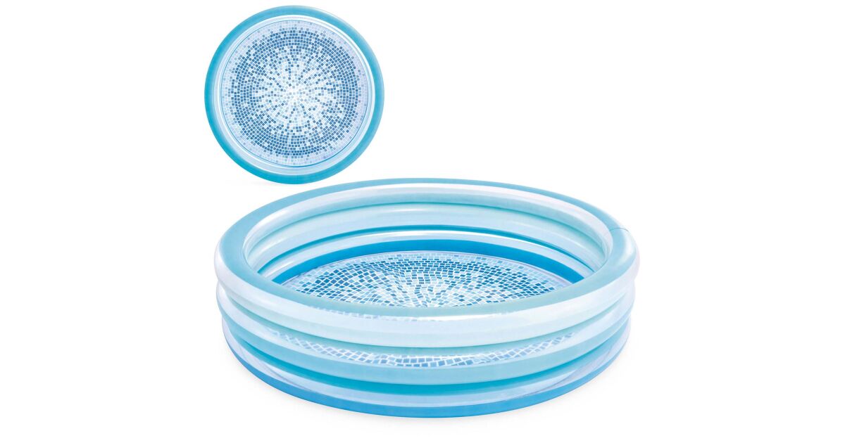 Mozaikos felfújható pancsoló medence 147x33 cm INTEX 58467 | Pepita.hu